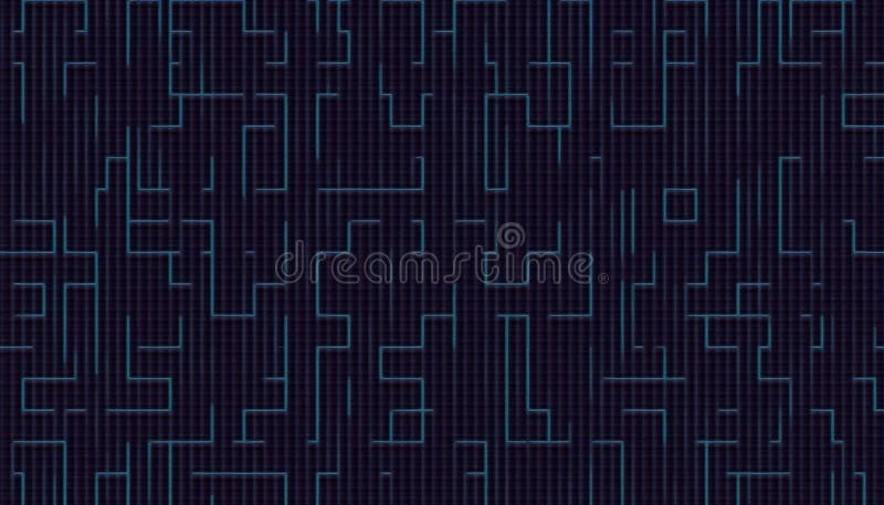 Abstract Digital Labyrinth: a Complex Network of Intertwined Lines ...