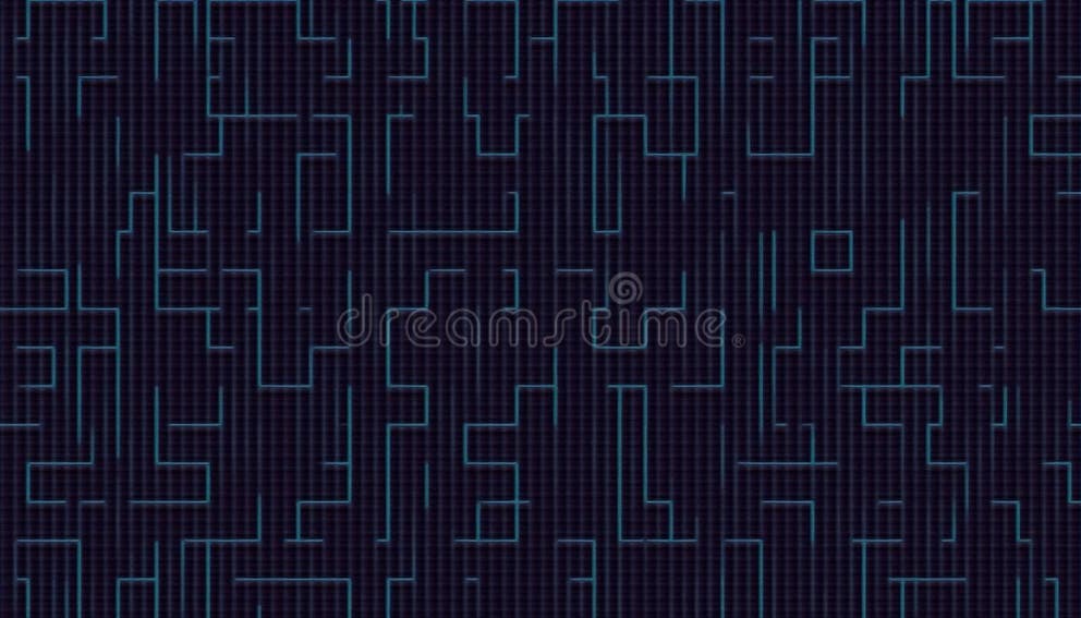 Abstract Digital Labyrinth: a Complex Network of Intertwined Lines ...