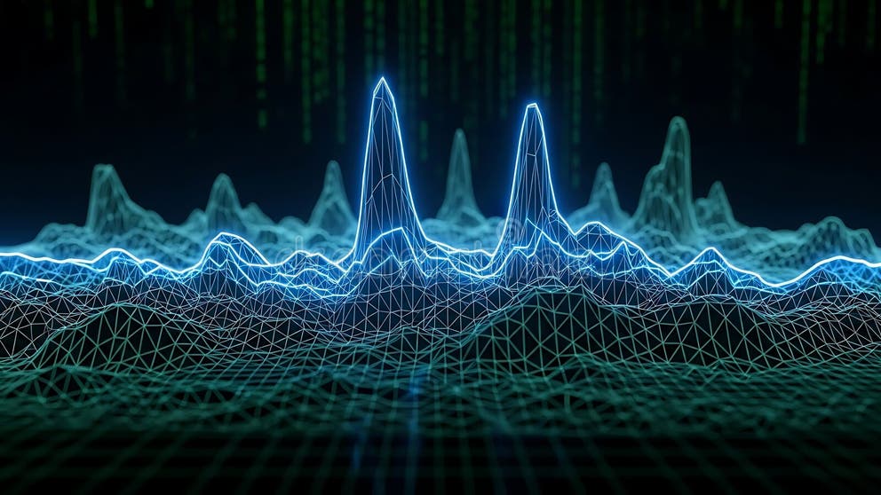 Blue Abstract Digital Graph Stock Illustrations – 55,631 Blue Abstract ...