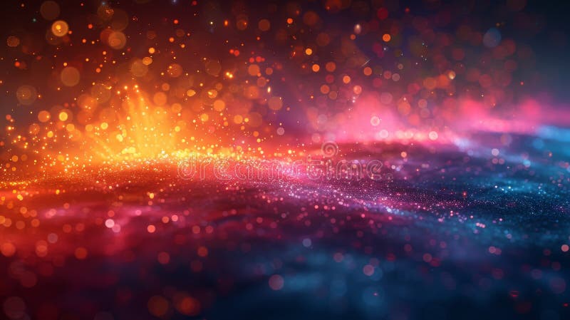 Particles in a Vibrant Turquoise Hue Gather To Form a Mesmerizing ...