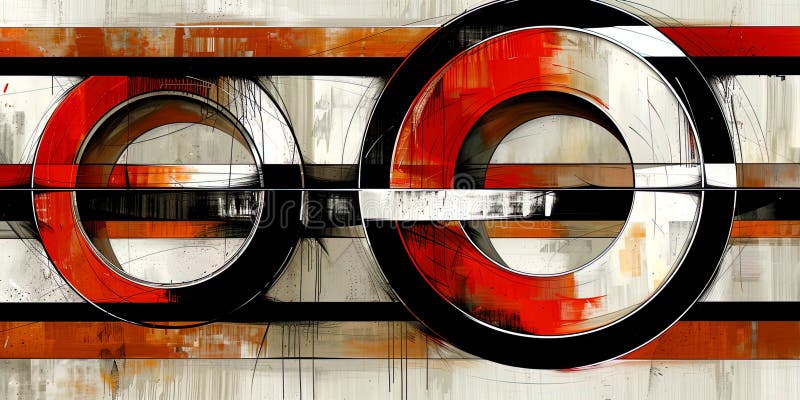 Abstract Digital Landscapes, Where Geometric Forms and Lines are ...