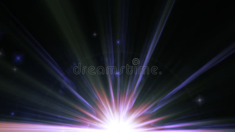 Abstract of Digital Lens Flare Background Stock Illustration ...