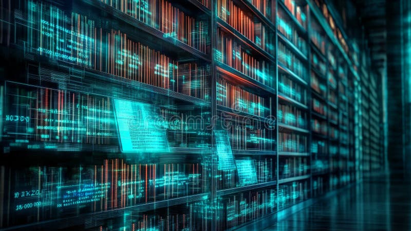 An Abstract Digital Library Featuring Illuminated Data Streams on Its ...