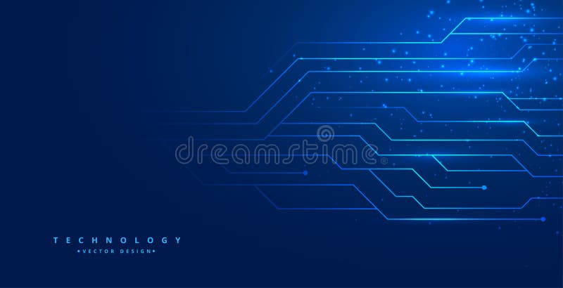 Abstract Digital Line Tech Background for Web Network System Stock ...
