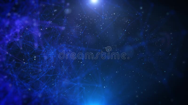 Abstract Digital Low Poly Data Network Flowing Seamless Loop 4K Motion ...