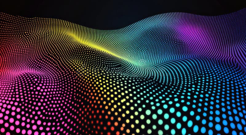 An Abstract Digital Matrix Background Showcases a Visually Engaging ...