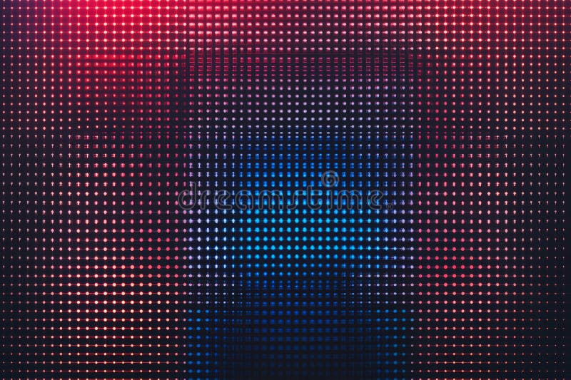 Abstract Digital Mesh Texture, Glowing Red and Blue Geometric Patterns ...