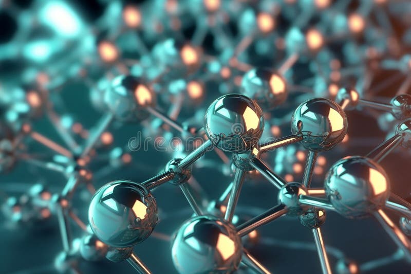 Abstract Digital Model of a Molecule: a Product of Technology ...