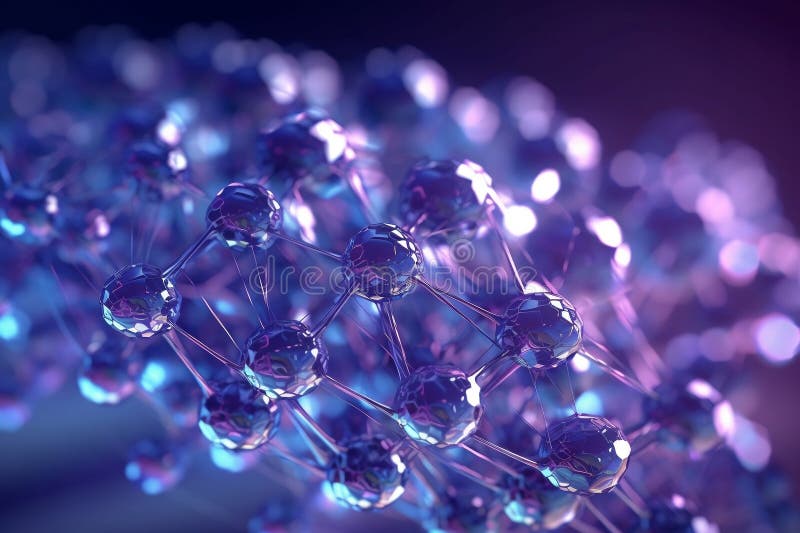 Abstract Digital Model of a Molecule: a Product of Technology ...