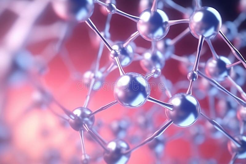 Abstract Digital Model of a Molecule: a Product of Technology ...