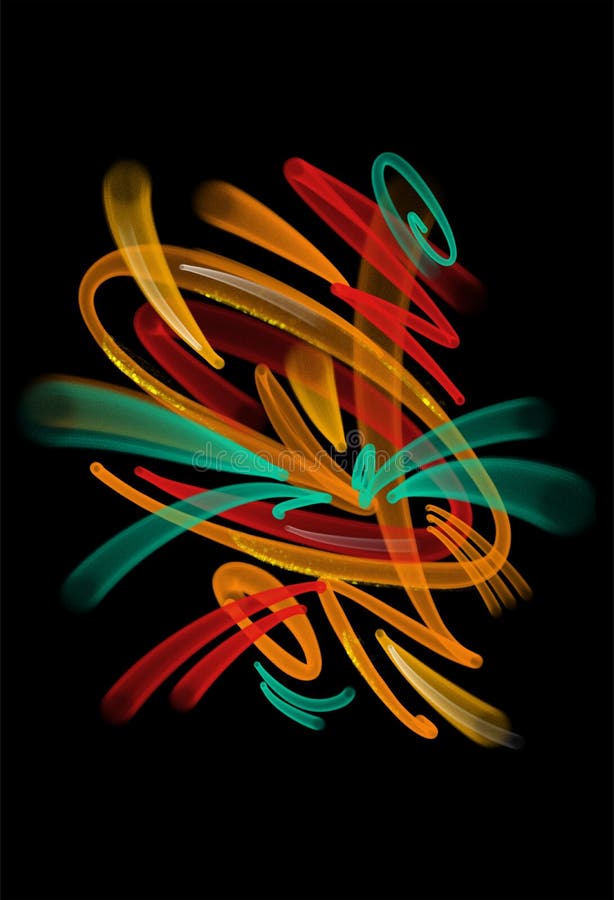 Abstract Digital, Modern Art Graffiti Spray, Painting, Poster Tag ...