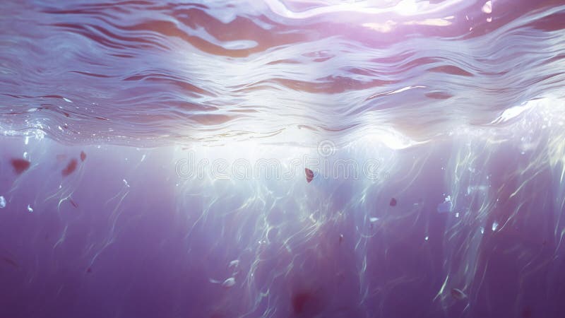 Abstract Digital Motion Background Blue Waves Underwater Slowly ...