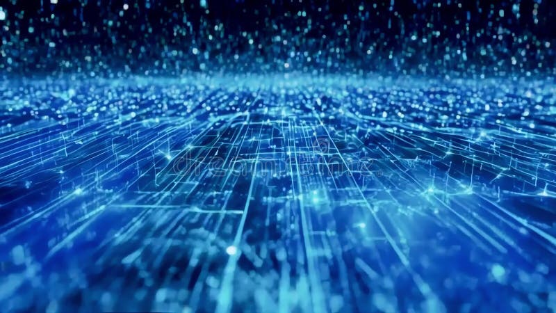 Abstract Digital Network stock video. Video of coding - 331893465