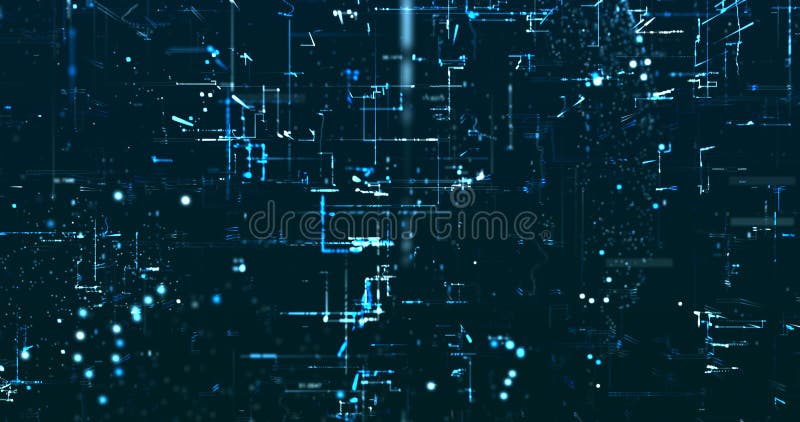Abstract Digital Network Data Background, 3D Rendering Illustration ...
