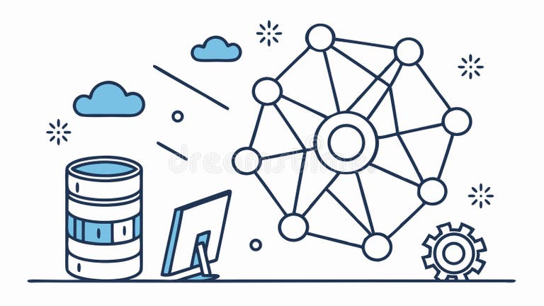 Abstract Digital Network Pattern Vector, Technology Background, Connectivity, Data Flow, Vector ...