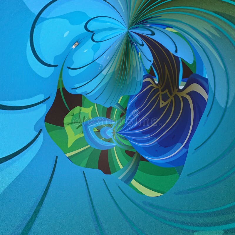 Abstract Digital Painting Background Art Stock Illustration ...