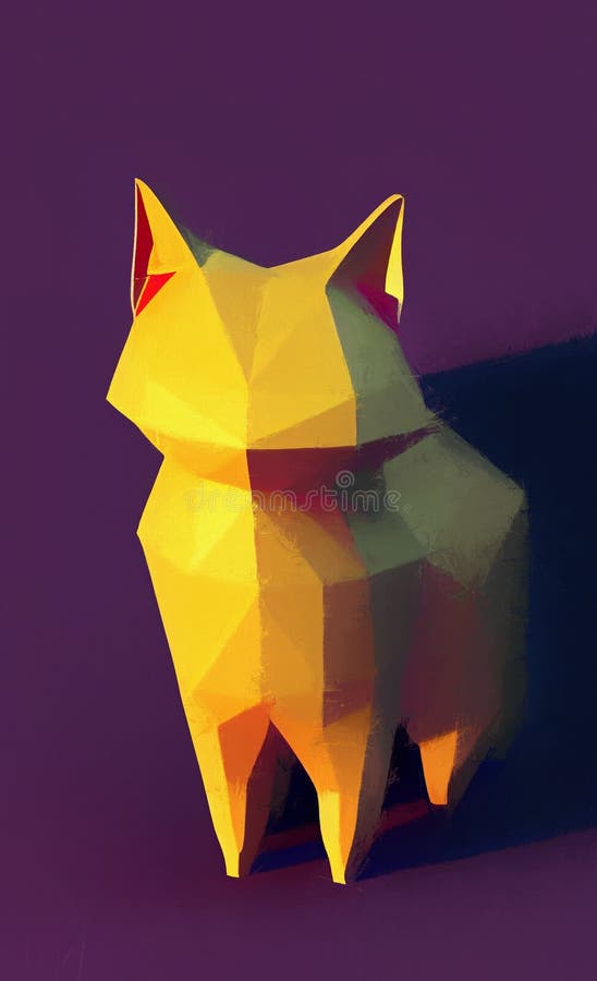 Low Poly Cats Stock Illustrations – 264 Low Poly Cats Stock ...