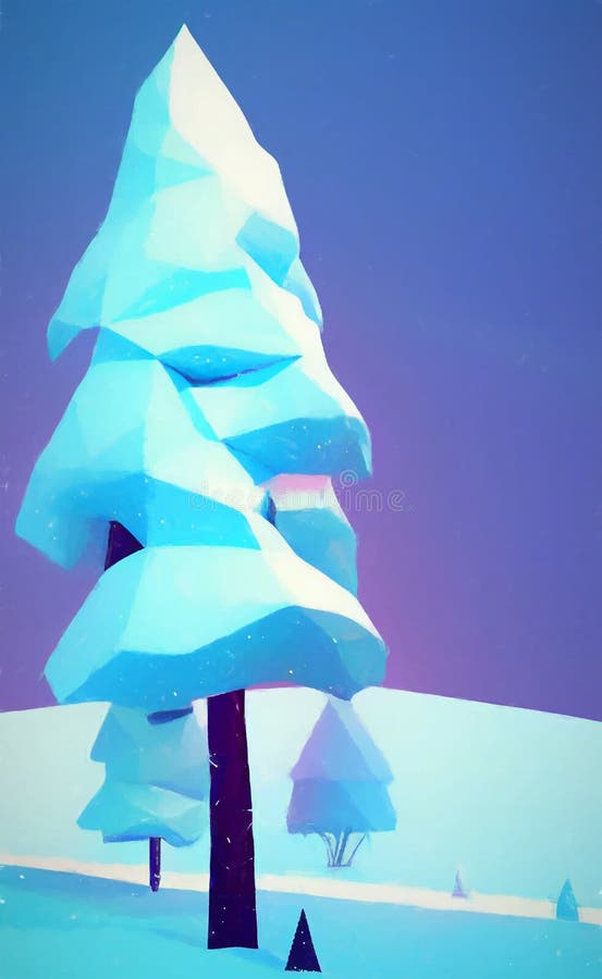 Polygon Winter Trees Stock Illustrations – 190 Polygon Winter Trees ...