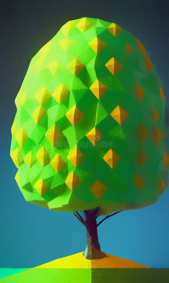 Lemon 3d Paper Tree
