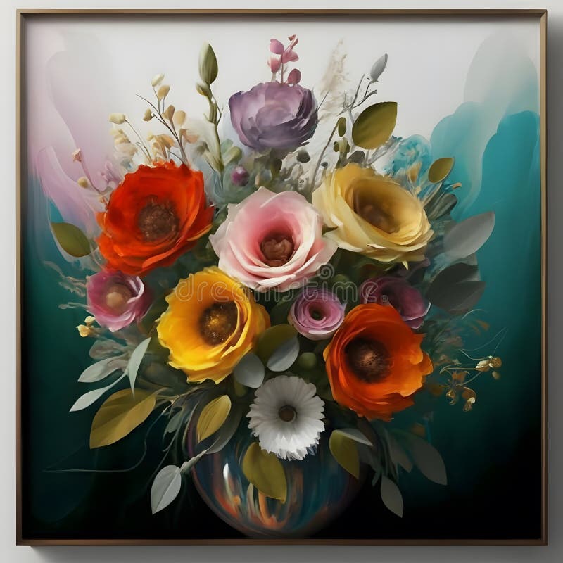 Abstract Digital Paintings that Showcase an Array of Personalized ...