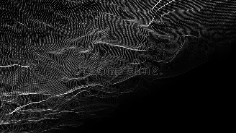 Abstract Digital Particle Wave. Futuristic Dotted Wave. Big Data ... Abstract Digital Particle Wave. Futuristic Dotted Wave. Big Data ...