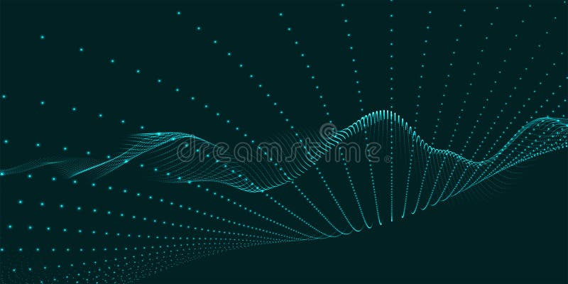 Abstract Digital Particle Wave. Futuristic Dotted Wave. Technology ... Abstract Digital Particle Wave. Futuristic Dotted Wave. Technology ...