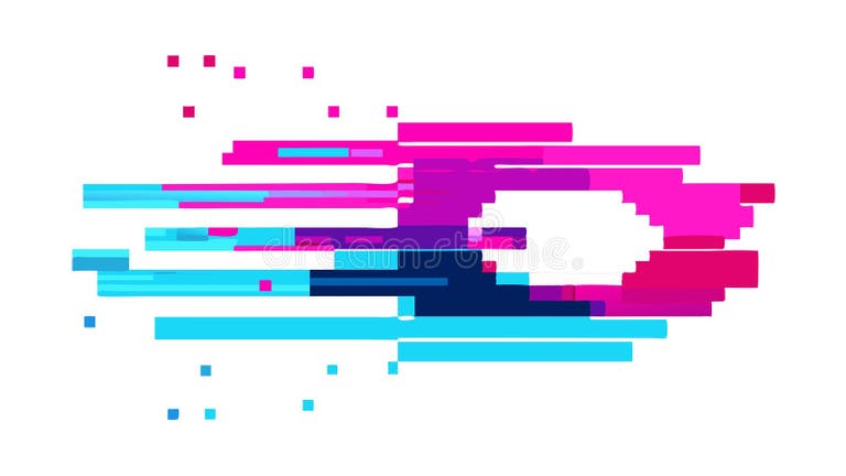 Abstract Digital Pixel Flow Transition Technology Vector, Vector Design ...