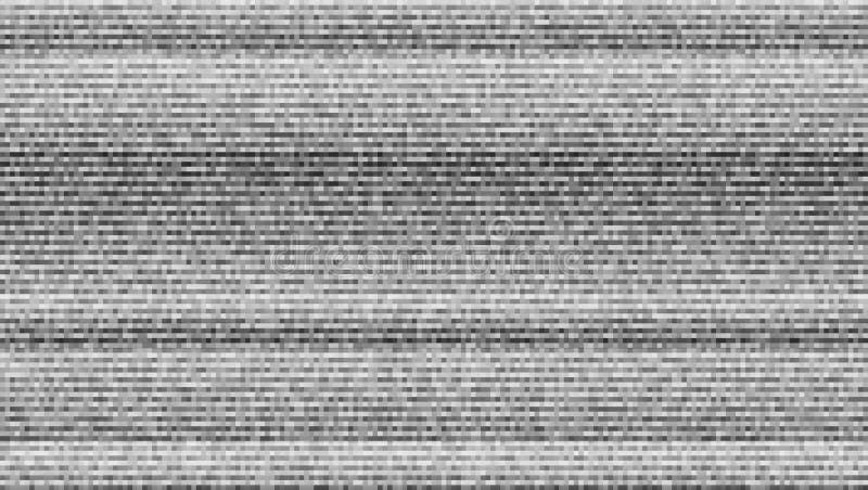 Abstract Digital Pixel Noise with Lines Uproar. Glitch Error, Video ...