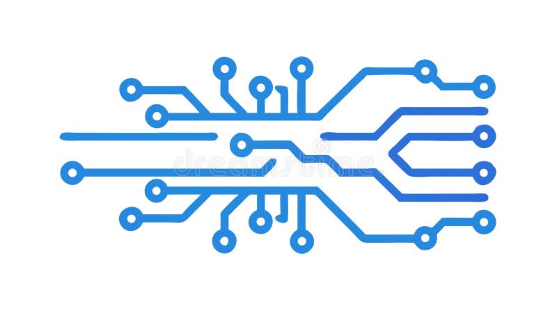 Abstract Digital Processor. High Tech Computing, Vector Design Generative AI Stock Vector ...