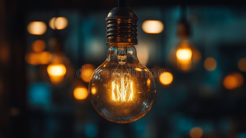 Abstract Digital Representation of AI and Tech Stock Illustration ...