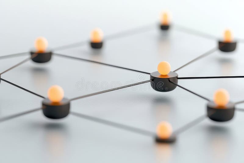 Abstract Digital Representation of Passive Income Network Stock ...