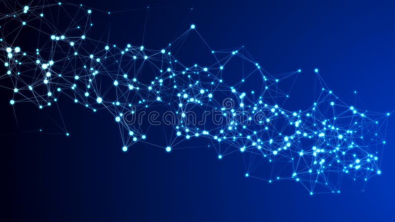 Abstract Digital Background Science Technology Networks Big Data Link ...