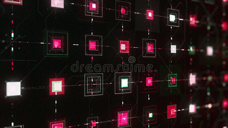 Abstract Digital Screen with Many Buttons, Complex Dashboard of a ...