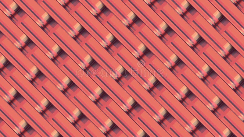 Abstract Digital Loop Animation of Rectangular Geometric Shapes. 3d Rendering 4K Stock Video ...