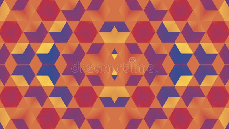 Abstract Digital Seamless Loop Animation Of A Pattern Of Squares 3d