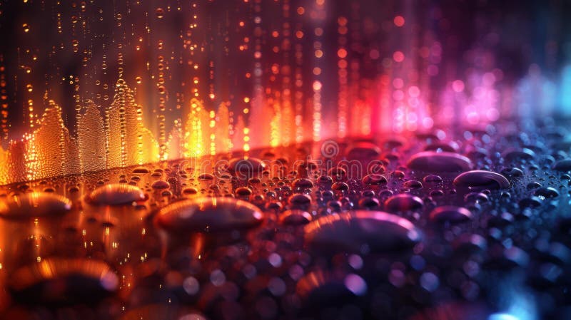 Abstract Digital Sound Equalizer. Linear Wave-like Sound. Stock ...