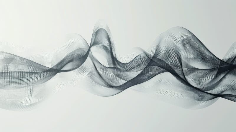 Abstract Digital Sound Equalizer. Linear Wave-like Sound. Stock Image ...