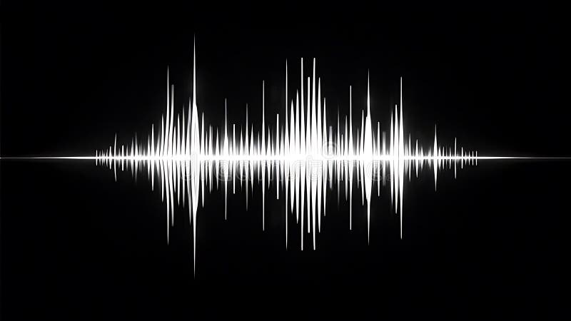 Abstract Digital Sound Wave Effect Neural Sound, Digital Media, Sound ...