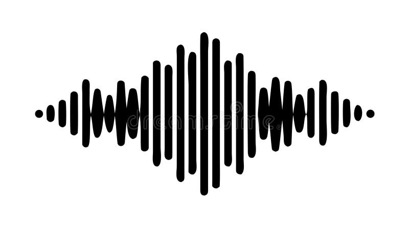 Abstract Digital Sound Waveform Frequency Display, Vector Design ...