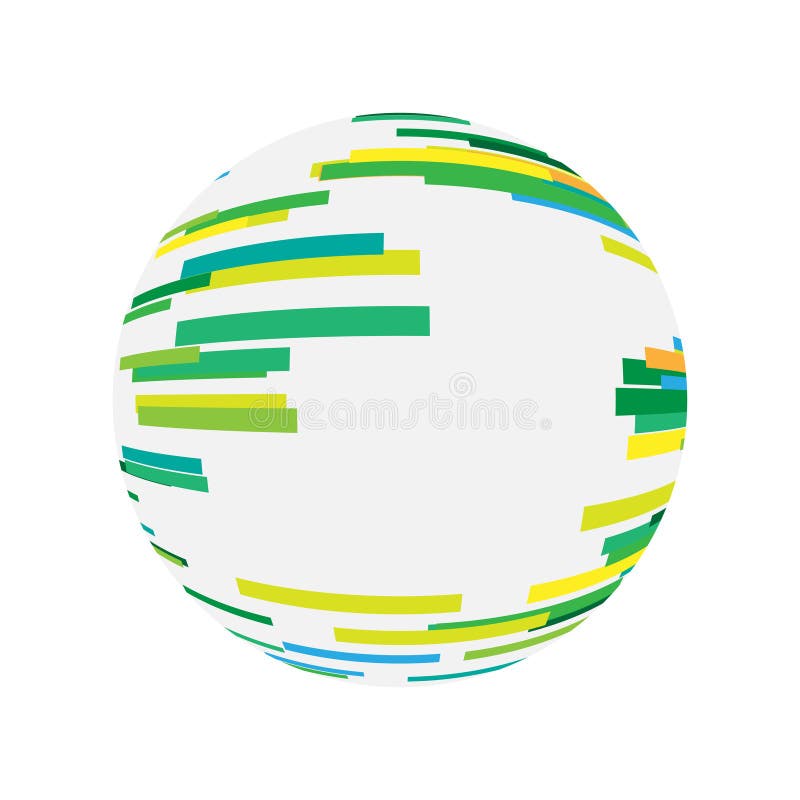 Abstract Digital Sphere Technology Vector Logo Design Template Element ...