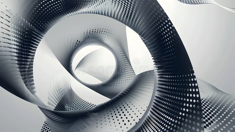 Abstract Digital Spiral Background with a Modern and Innovative Design ...