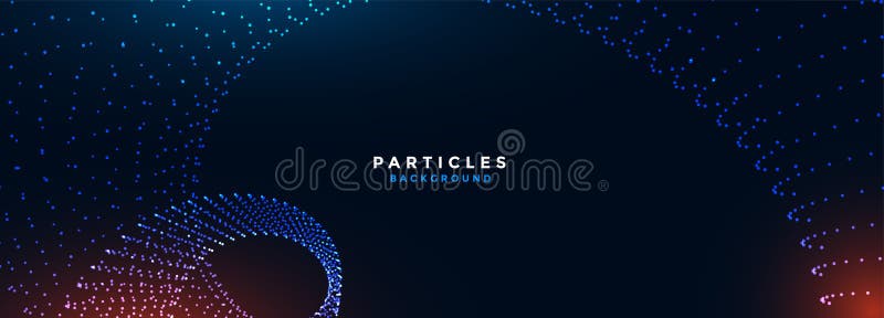 Abstract Digital Tech Particle Wallpaper for Cyber Visualization Stock ...