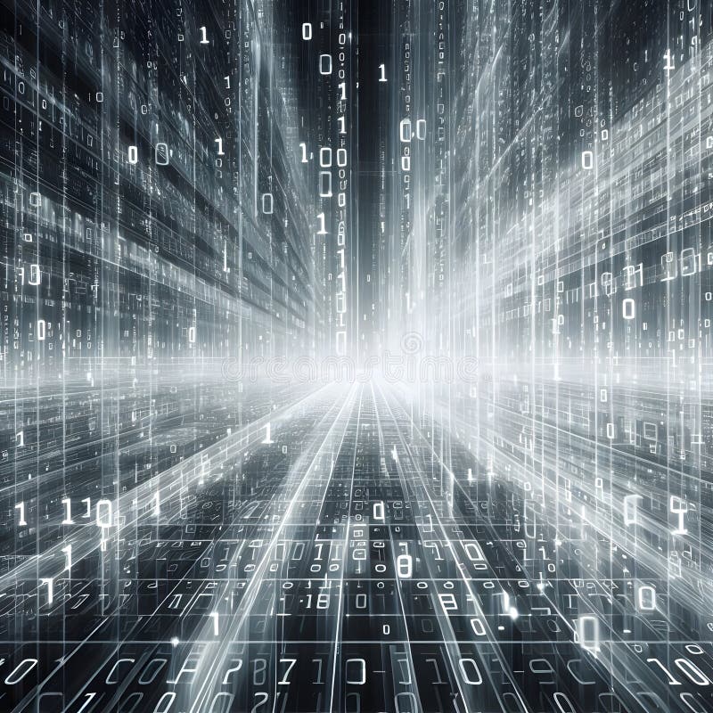 Abstract Digital Technology Background 3d Rendering Toned Image Double
