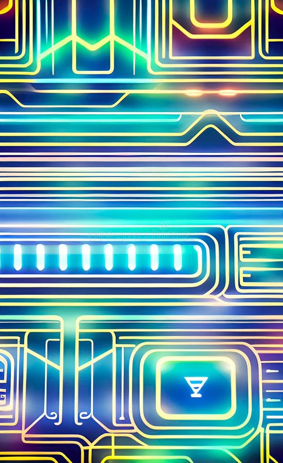 Abstract Digital Technology Background for Design and Advertising ...