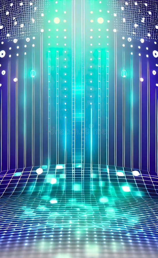 Abstract Digital Technology Background for Design and Advertising ...