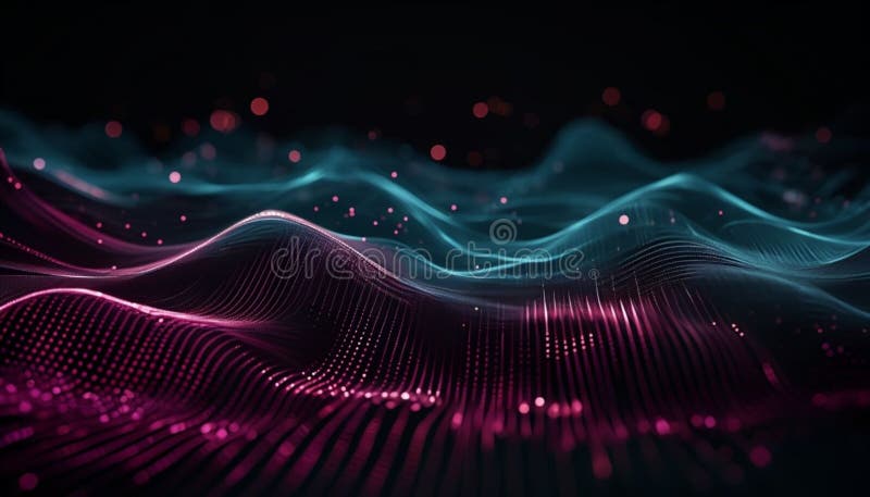 Abstract Digital Technology Background. Innovation High-tech Future ...