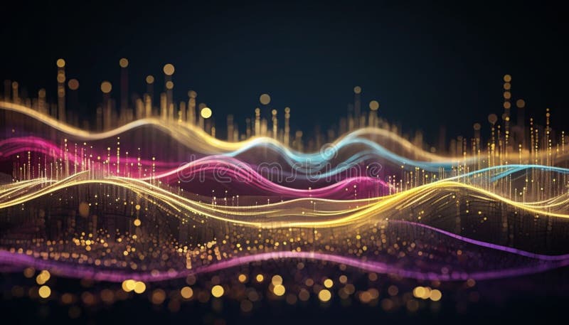 Abstract Digital Technology Background. Innovation High-tech Future ...