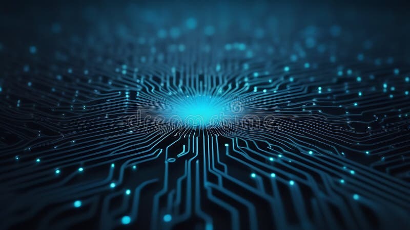 Abstract Digital Technology Background Featuring Circuit Boards and ...