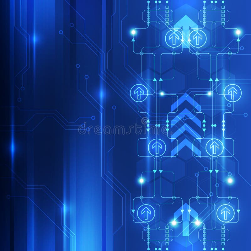 Abstract Digital Technology Design Stock Vector - Illustration of ...