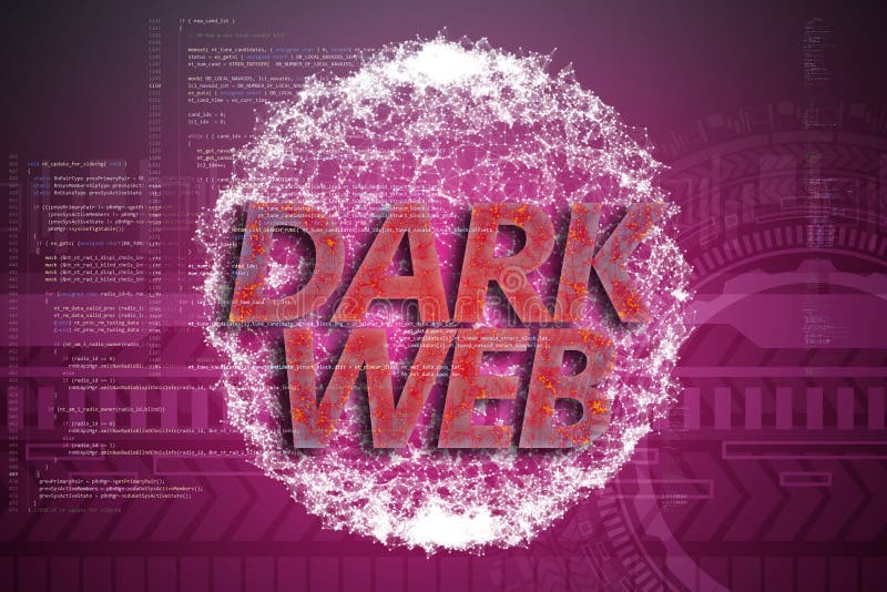 Abstract Digital Technology Dark Web Text Background, Danger Internet ...
